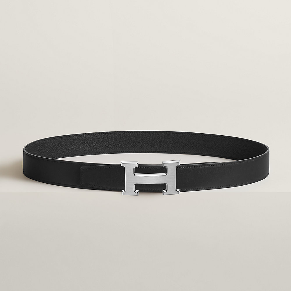 H belt buckle & Reversible leather strap 32 mm | Hermès USA