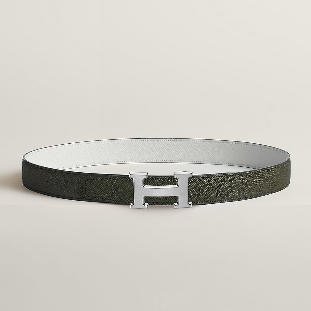 H belt buckle & Reversible leather strap 32 mm | Hermès UK