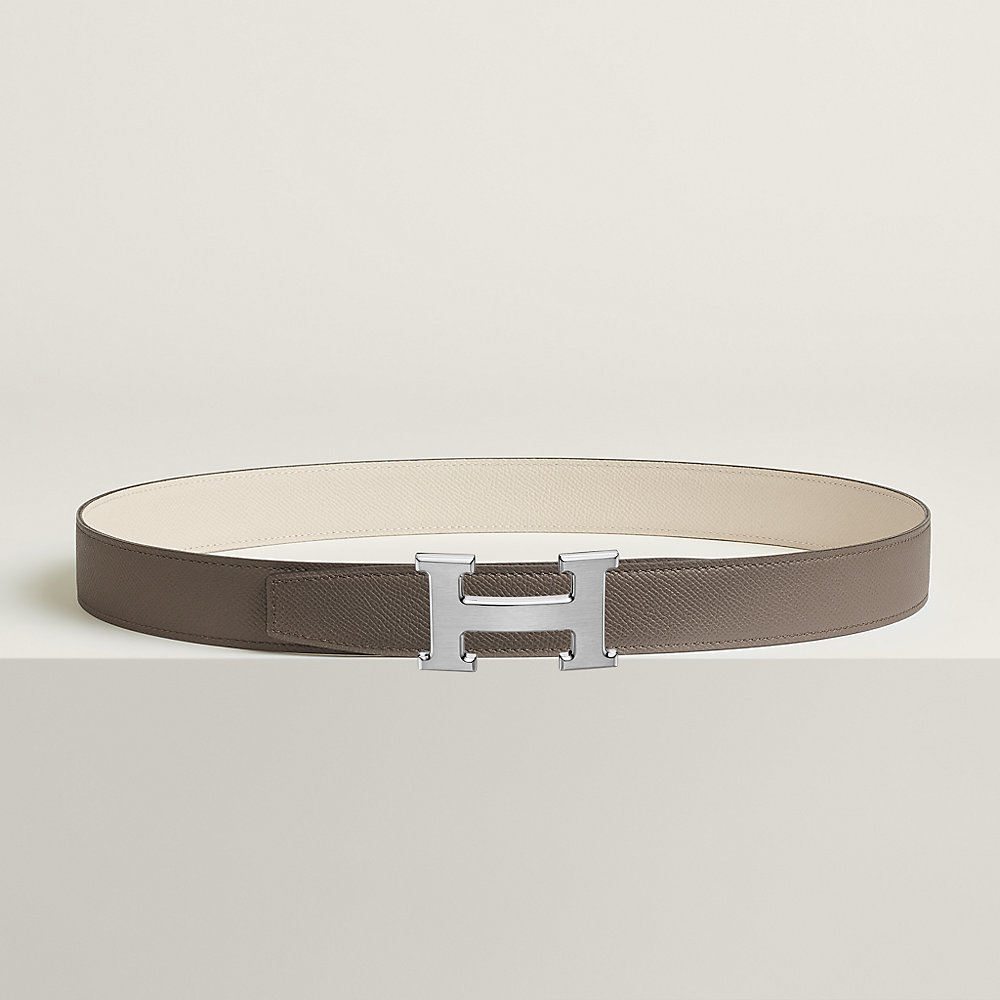 H belt buckle & Reversible leather strap 32 mm | Hermès UK