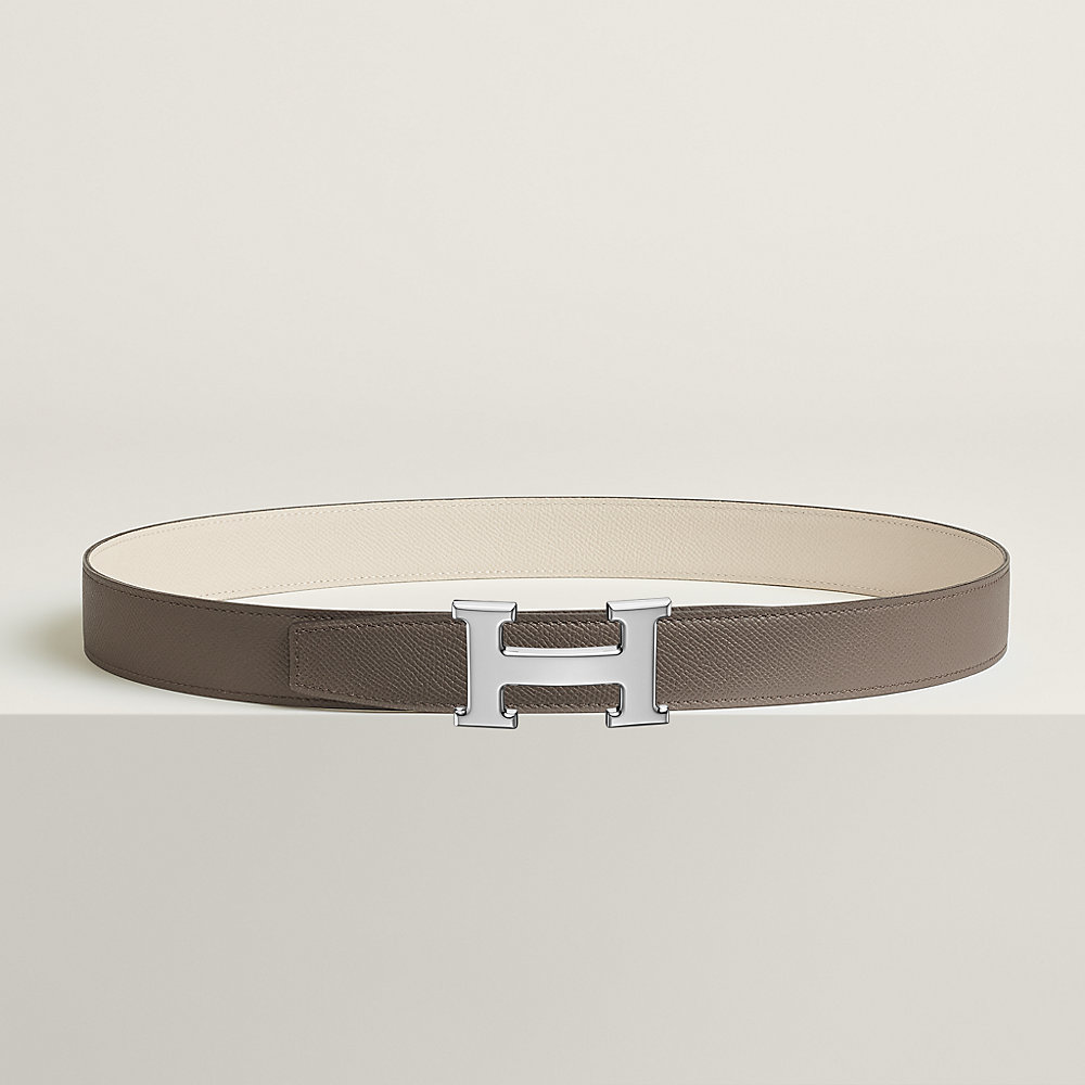 H belt buckle & Reversible leather strap 32 mm | Hermès UK