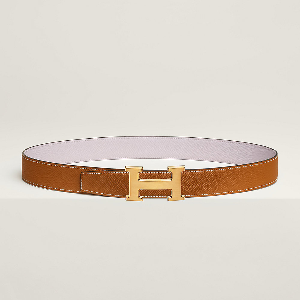 H belt buckle & Reversible leather strap 32 mm | Hermès UK