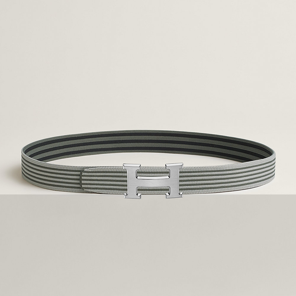 H belt buckle & Stripes reversible band 32 mm | Hermès UK