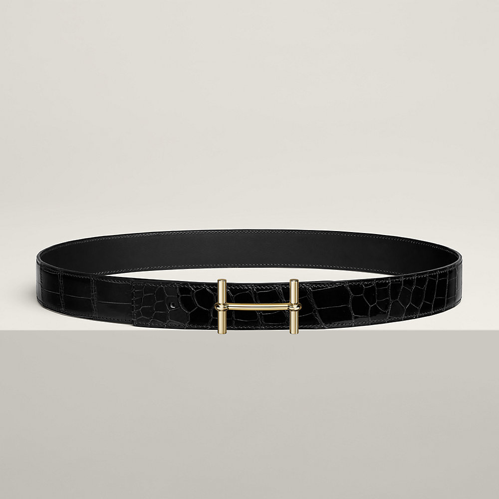 H d'Ancre belt buckle & Leather strap 32 mm | Hermès Australia