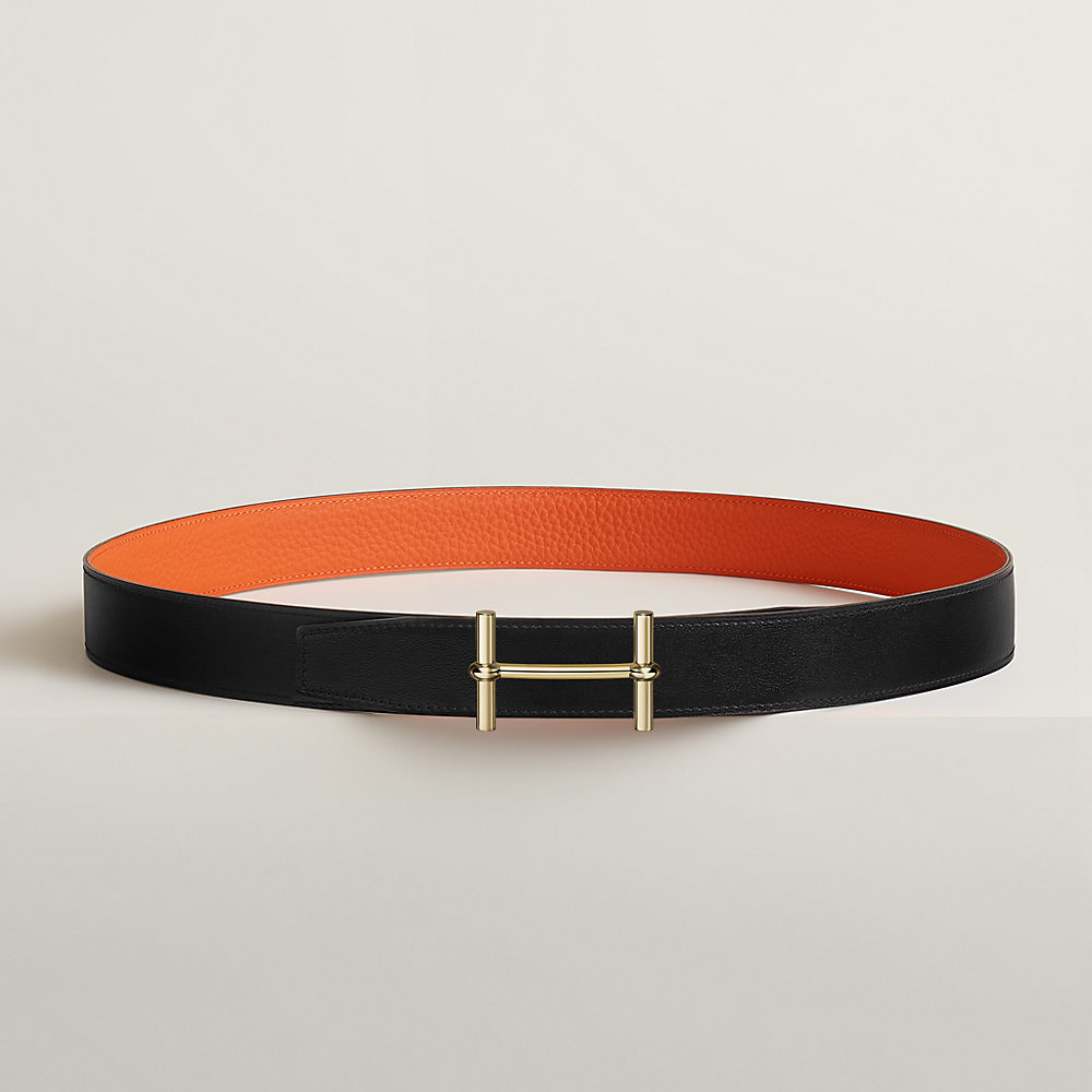 H d'Ancre belt buckle & Reversible leather strap 32 mm | Hermès Singapore