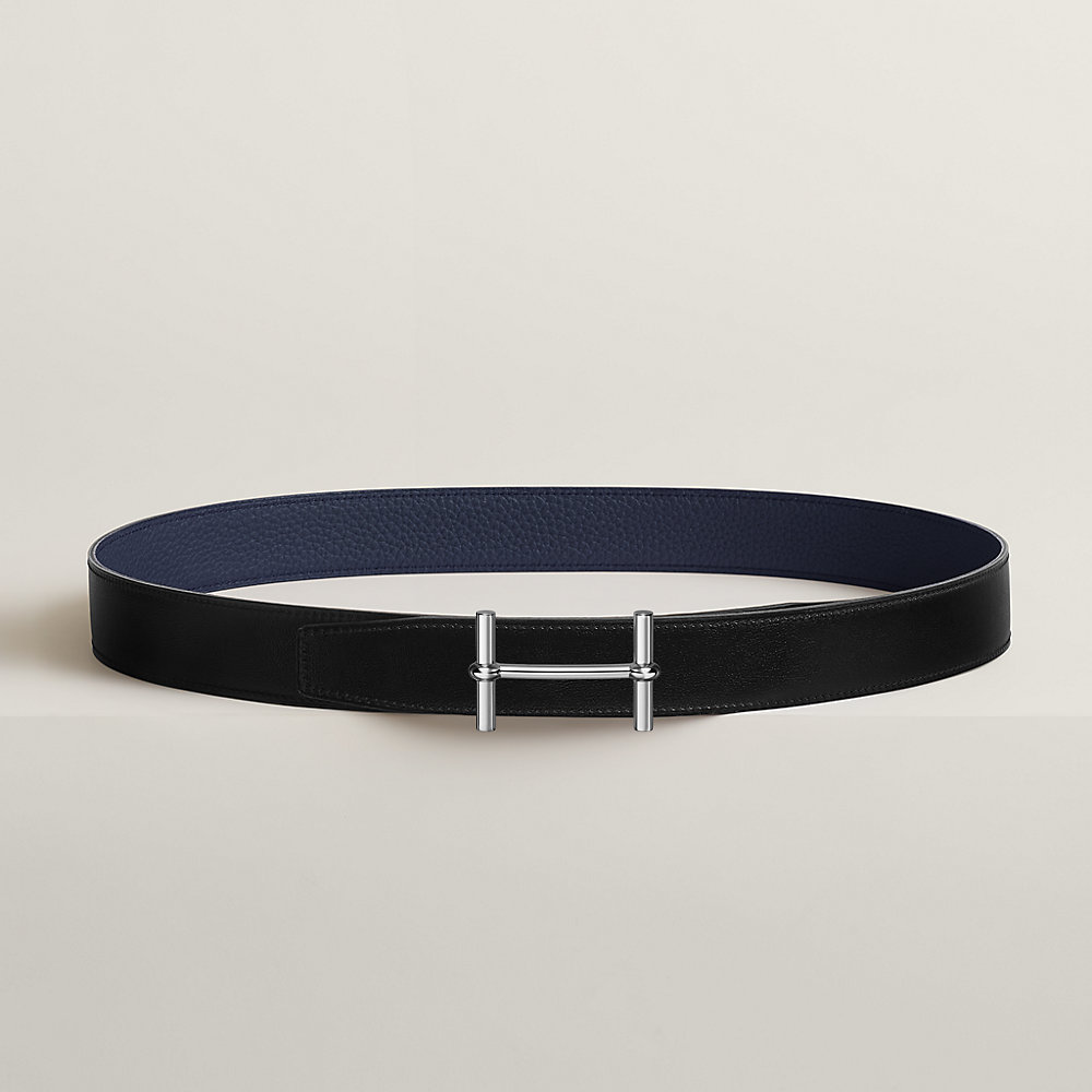 H d'Ancre belt buckle & Reversible leather strap 32 mm | Hermès Canada