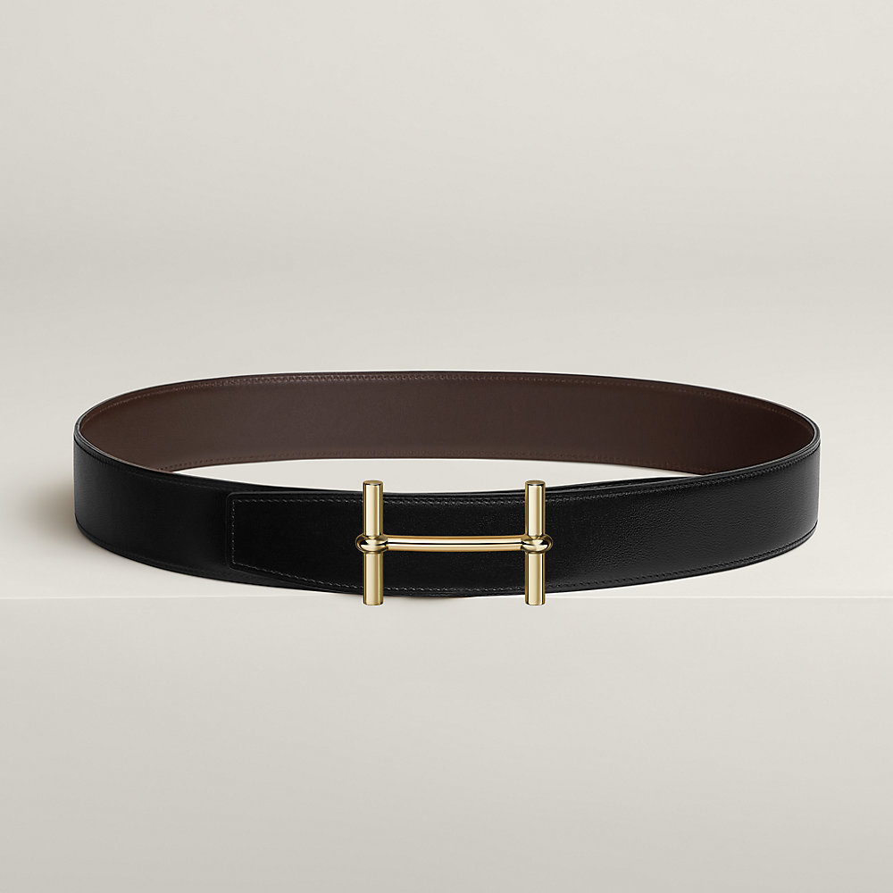 H d'Ancre belt buckle & Reversible leather strap 38 mm | Hermès USA