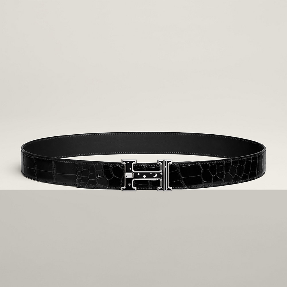 H Day & Night reversible belt buckle & Leather strap 32 mm | Hermès ...