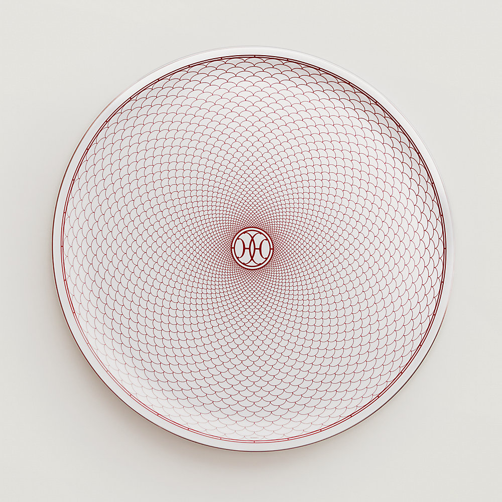 H Deco rouge tart platter | Hermès UK