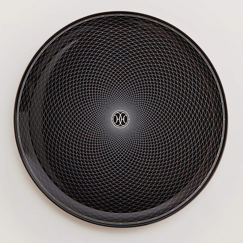 H Deco round platter, large model | Hermès Australia
