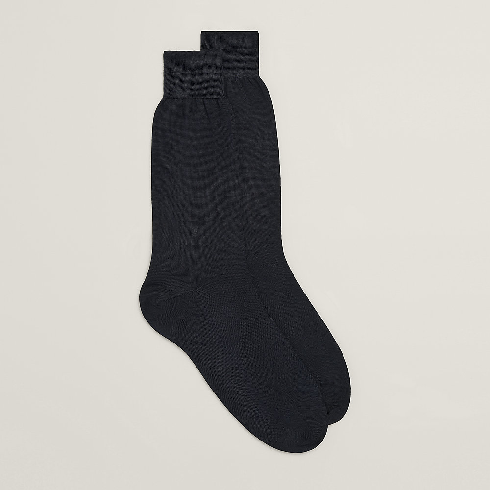 "H" embroidery socks | Hermès Australia