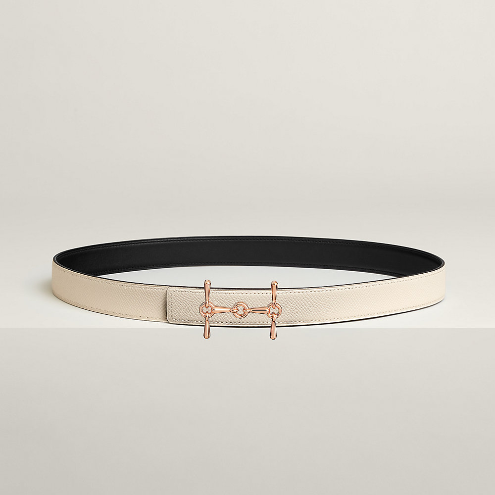 H Equestre belt buckle & Reversible leather strap 24 mm | Hermès Canada