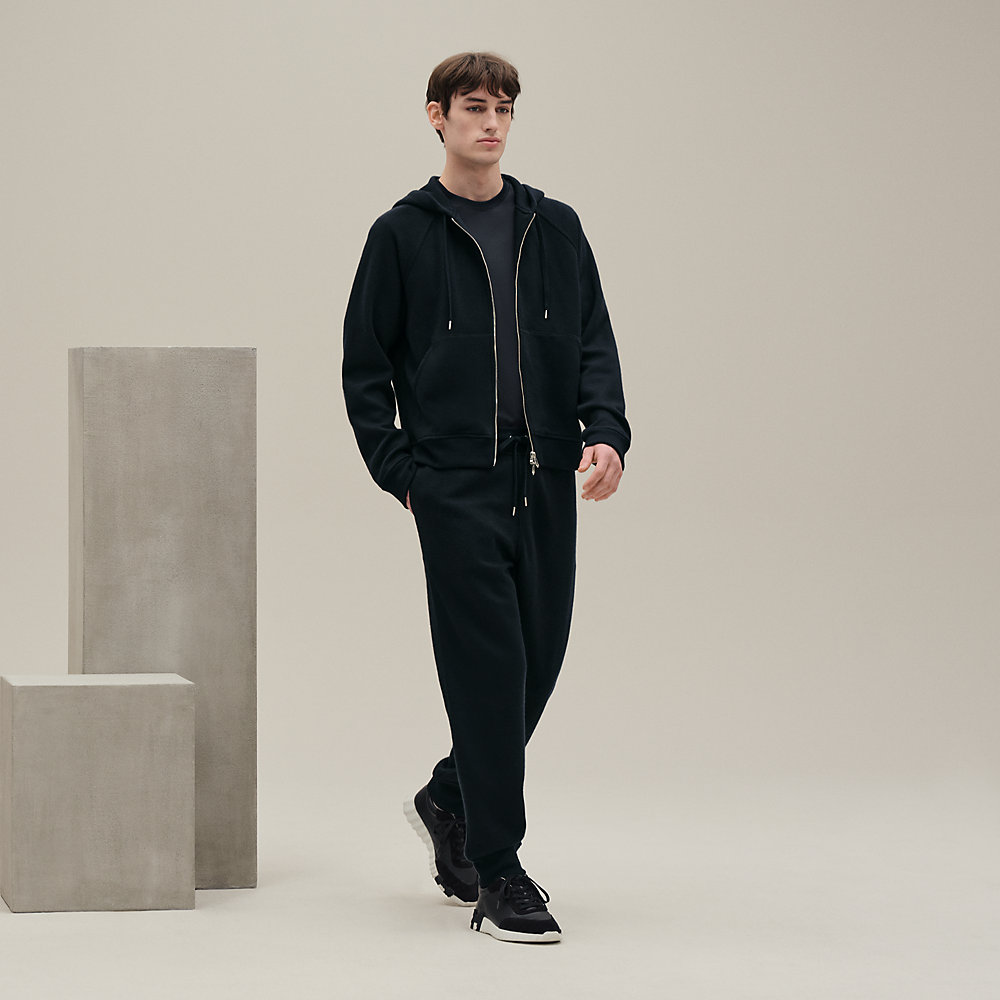 "H Golf Signature"連帽套頭衫 - 橘色 - XL | Hermès 愛馬仕台灣地區官網
