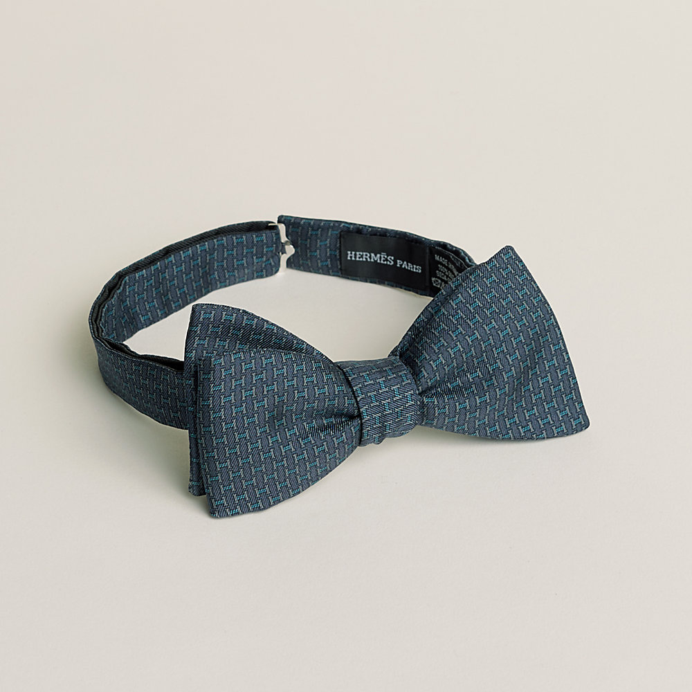 H Gourmette bow tie - Beige | Hermès Poland