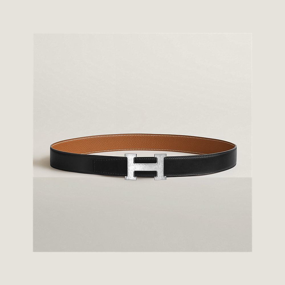 H Martelee belt buckle & Reversible leather strap 32 mm | Hermès Thailand