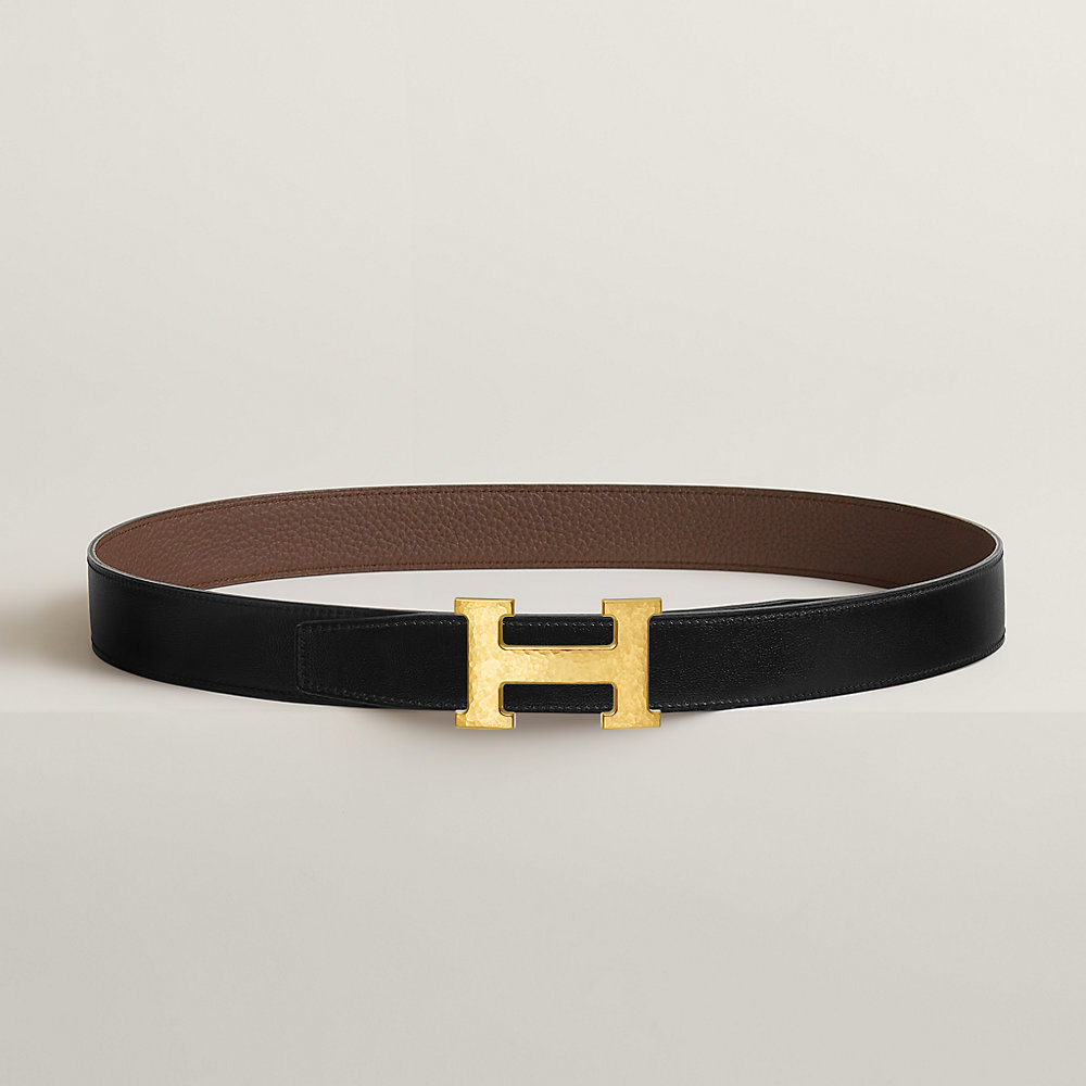 H Martelee belt buckle & Reversible leather strap 32 mm | Hermès Canada