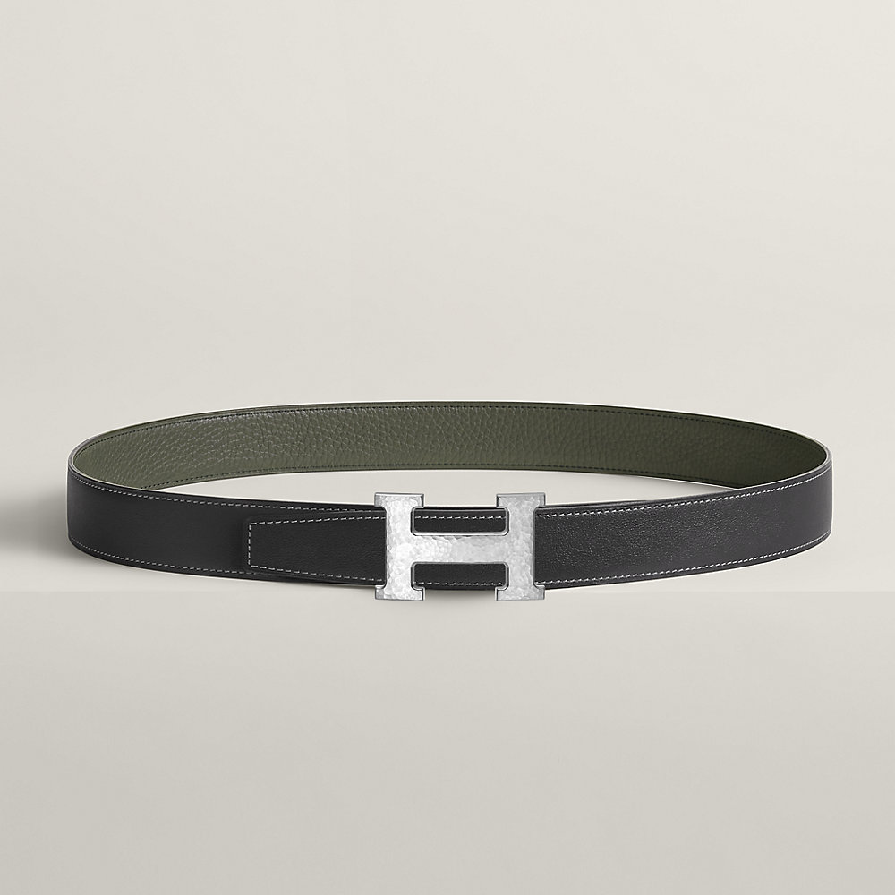 H Martelee belt buckle & Reversible leather strap 32 mm | Hermès Thailand