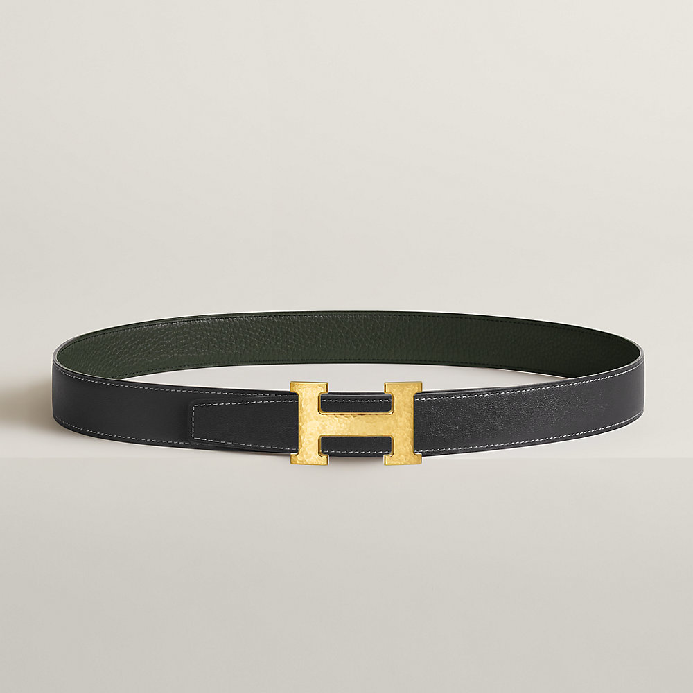 H Martelee belt buckle & Reversible leather strap 32 mm | Hermès Canada