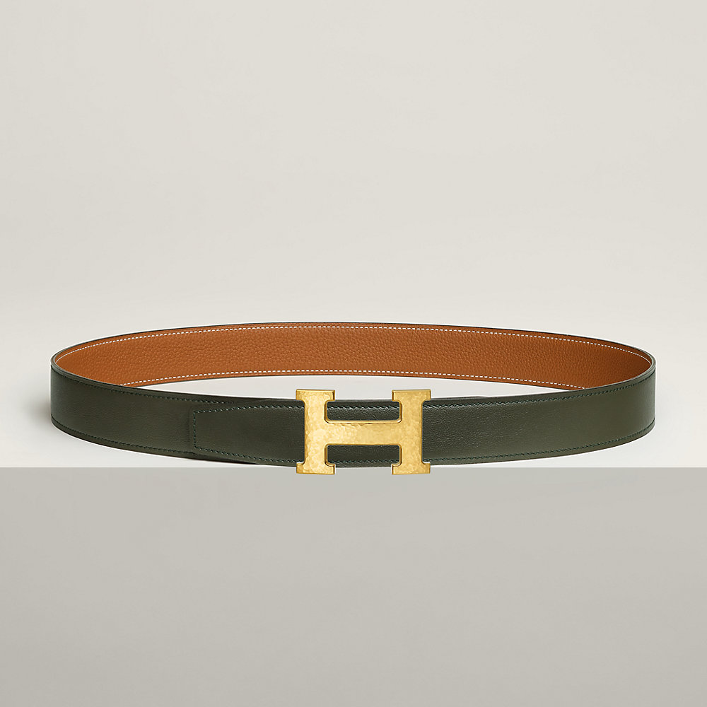 H Martelee belt buckle & Reversible leather strap 32 mm | Hermès Canada