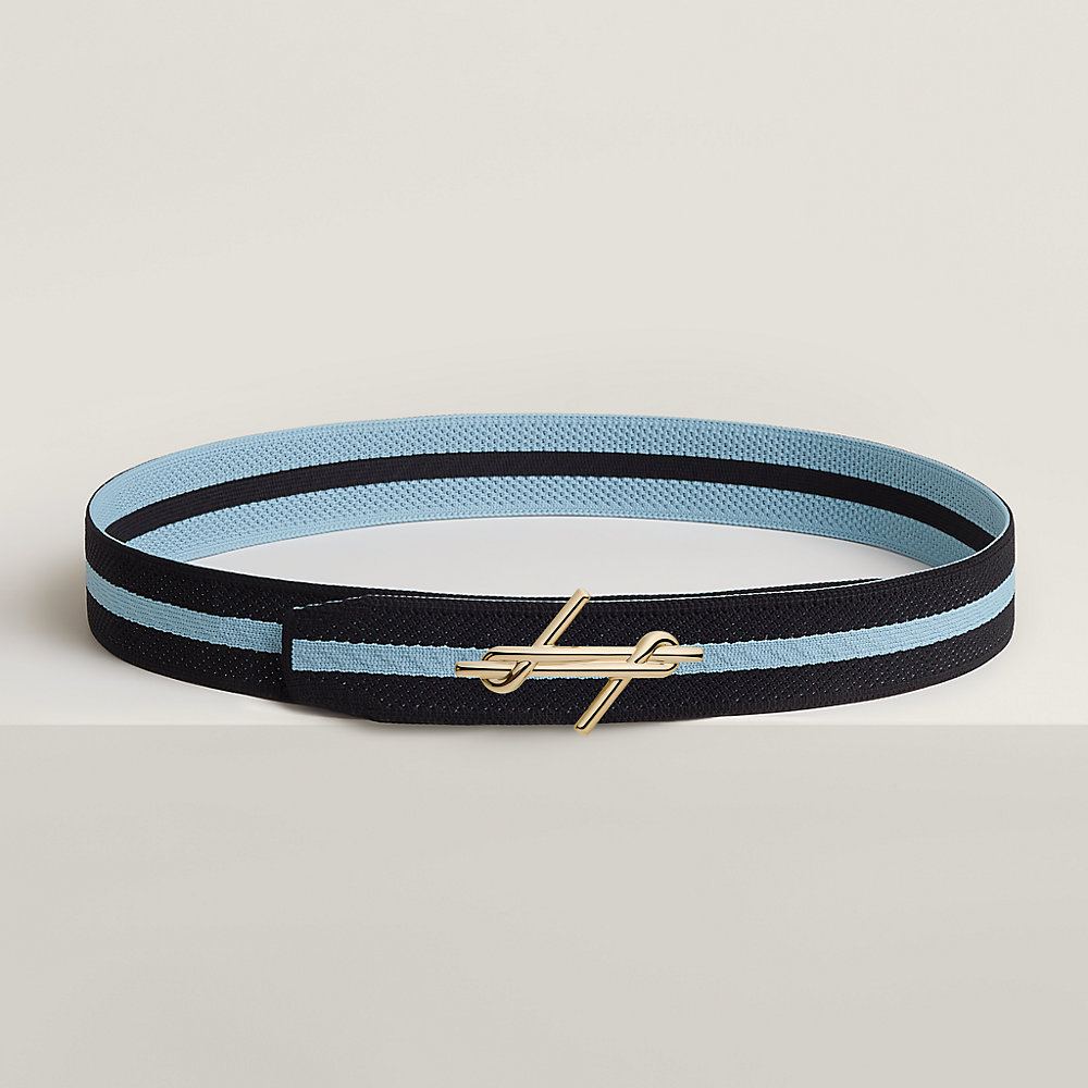 H Noue belt buckle & Team band 38 mm | Hermès USA