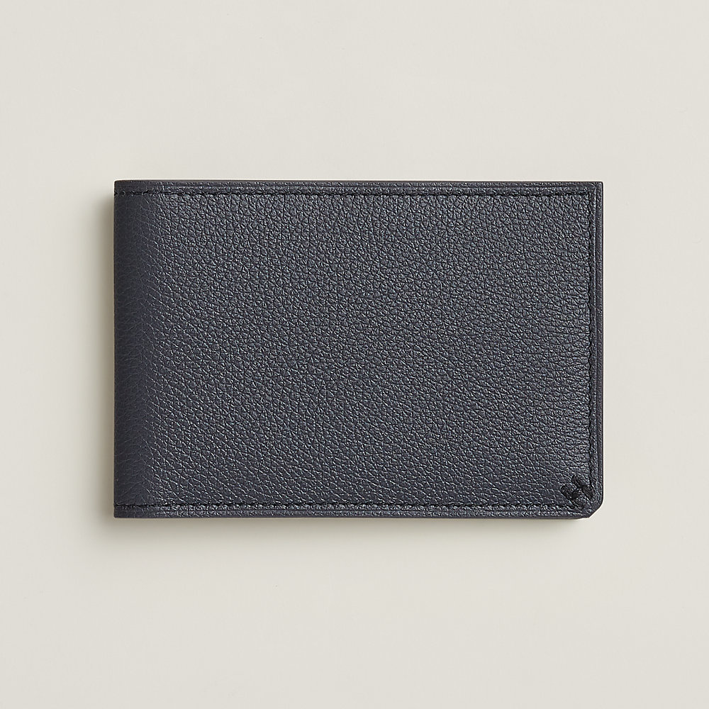 H Sellier colorfil card holder - Grey | Hermès Malaysia