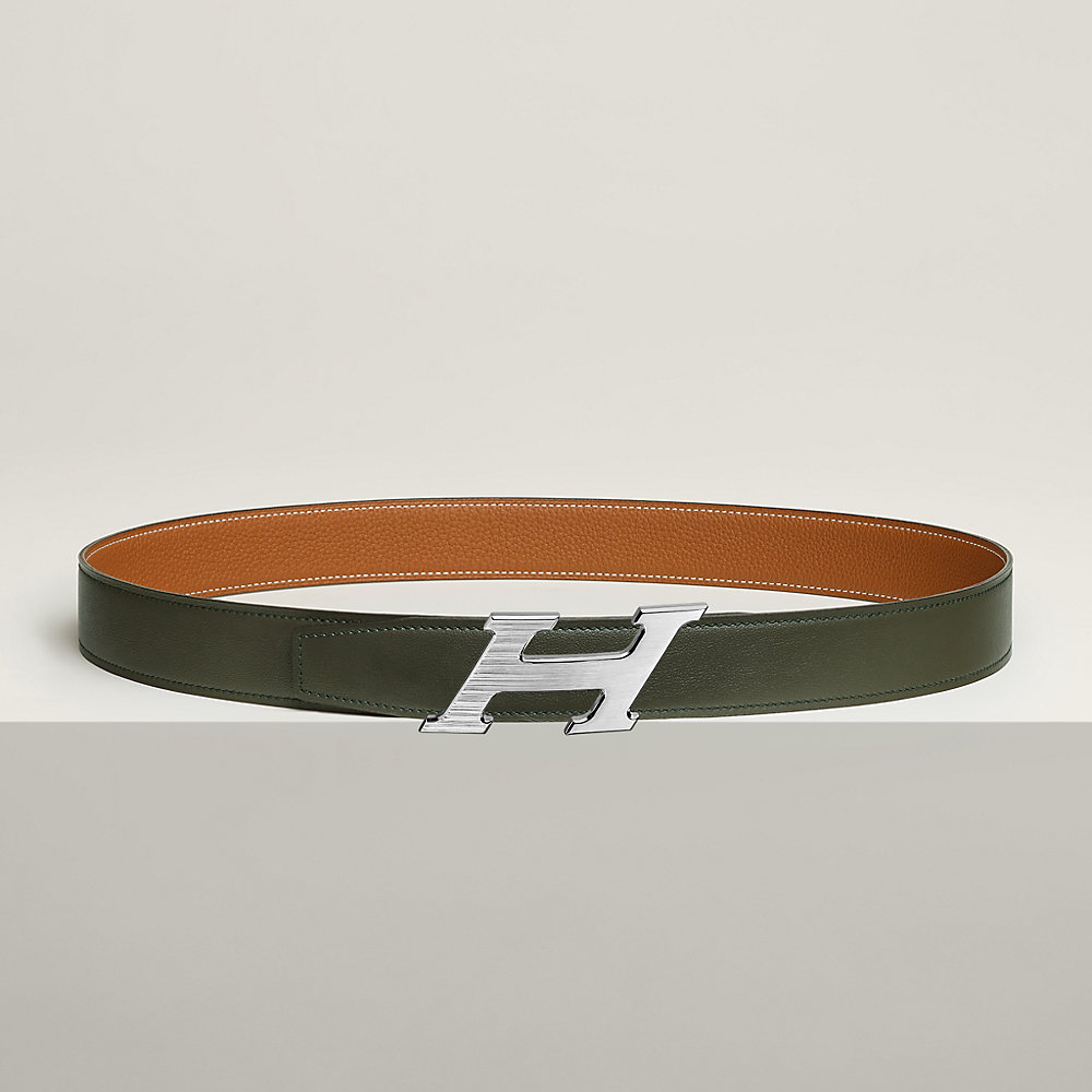 H Speed belt buckle & Reversible leather strap 32 mm | Hermès Canada