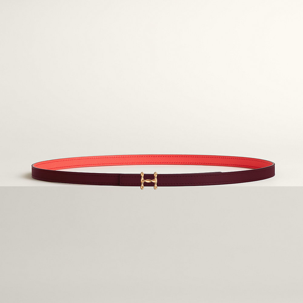 H Torsade belt buckle & Reversible leather strap 13 mm | Hermès UK