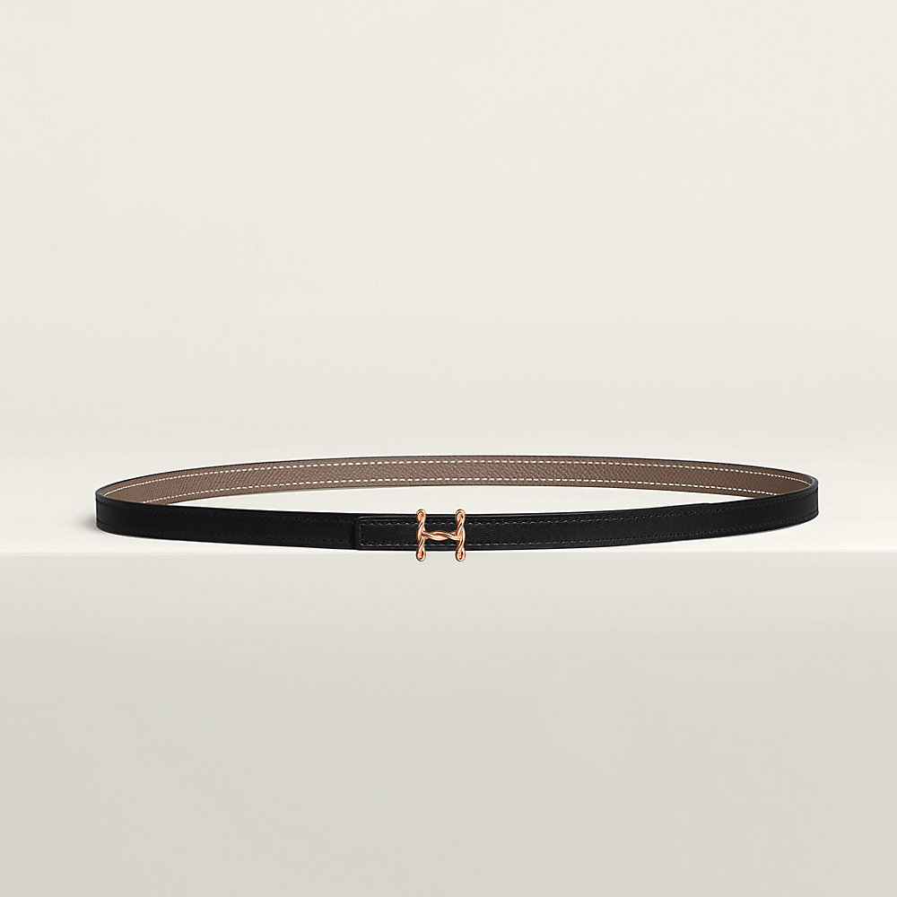 H Torsade belt buckle & Reversible leather strap 13 mm | Hermès Thailand