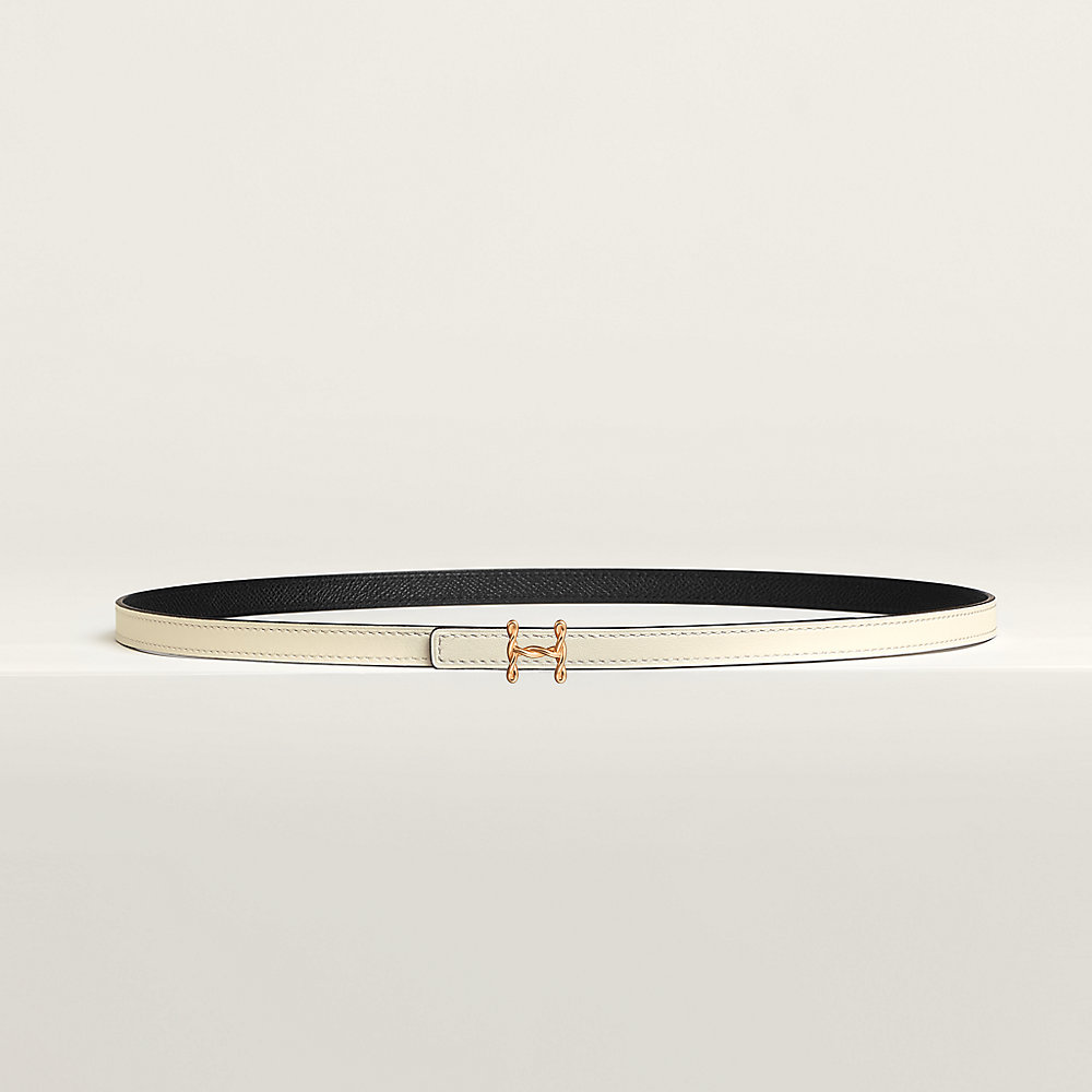 H Torsade belt buckle & Reversible leather strap 13 mm | Hermès UK