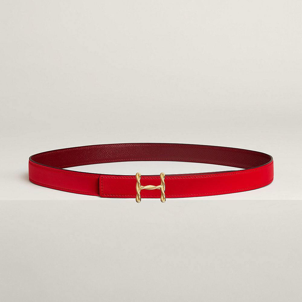 H Torsade belt buckle & Reversible leather strap 24 mm | Hermès Hong ...
