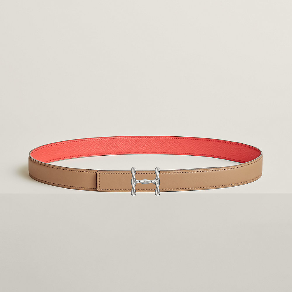 H Torsade belt buckle & Reversible leather strap 24 mm | Hermès Hong ...