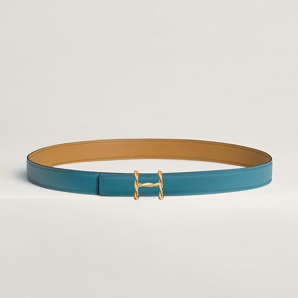 H Torsade belt buckle & Reversible leather strap 24 mm | Hermès Malaysia