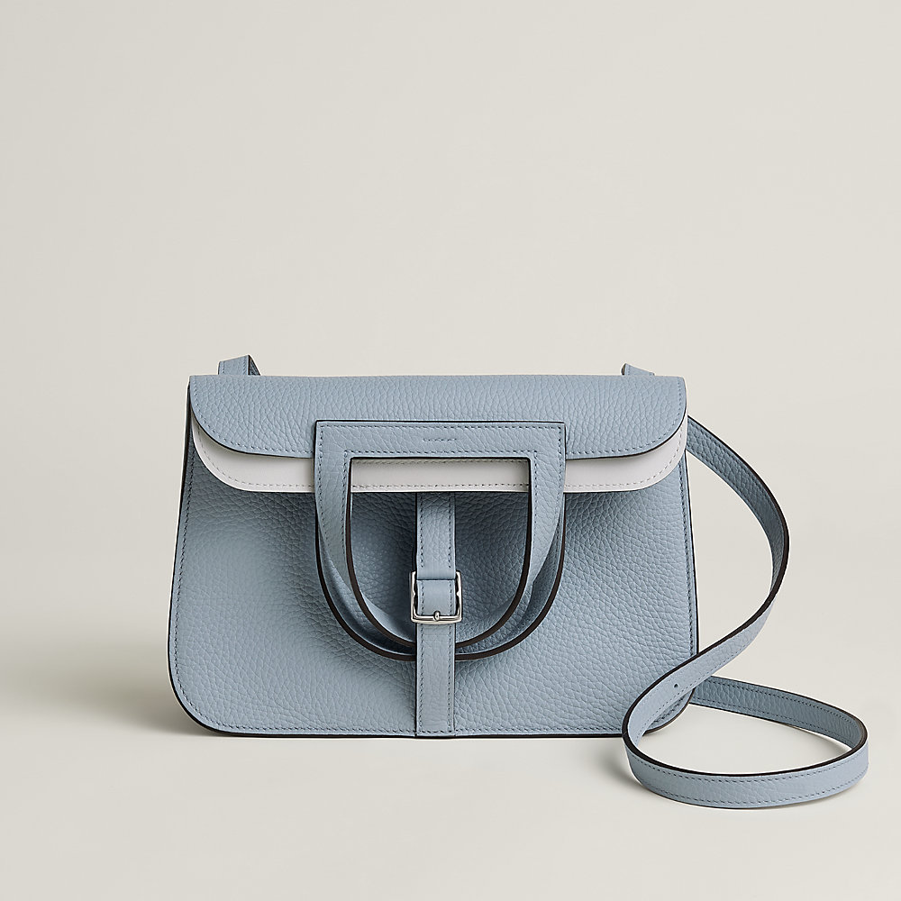 Halzan 25 bag - Green | Hermès Ireland