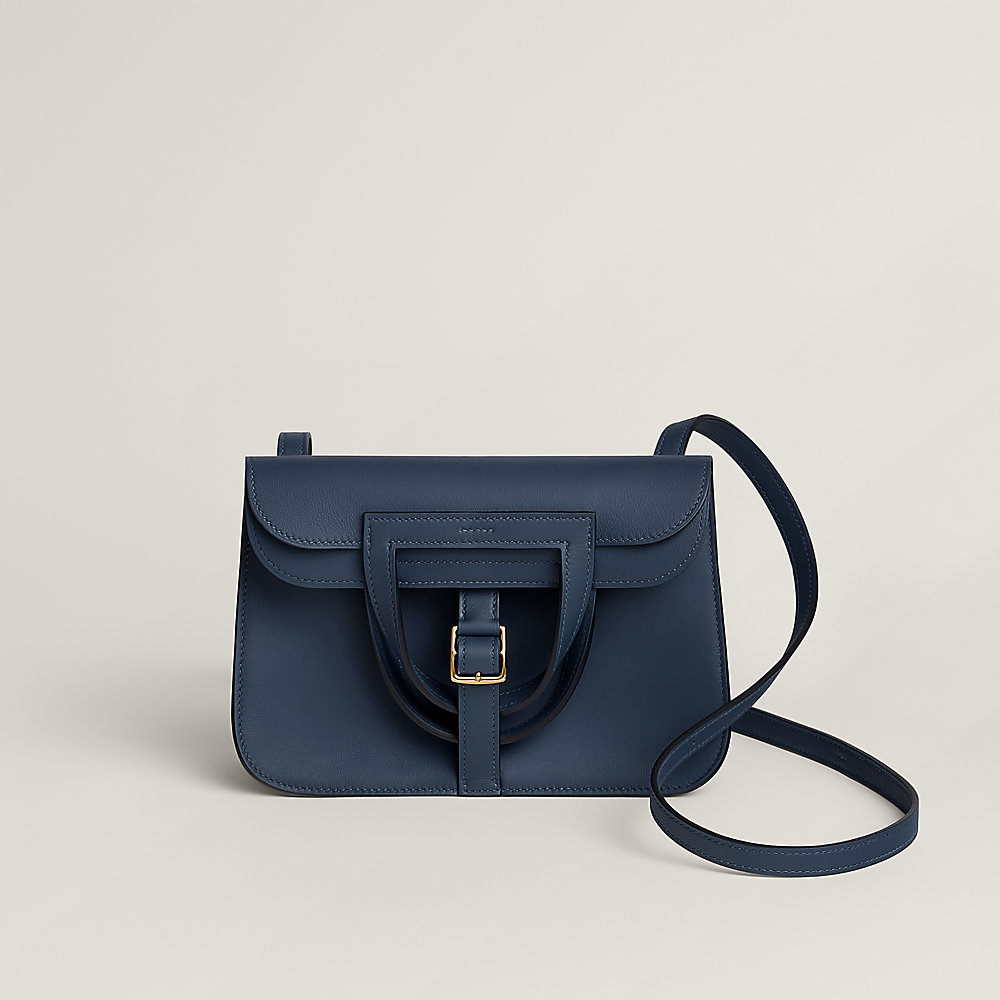 Halzan mini bag - Brown | Hermès Canada