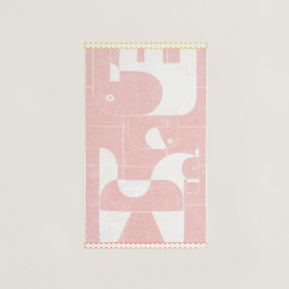Handtuch Animaux Blocks - Beige | Hermès Deutschland