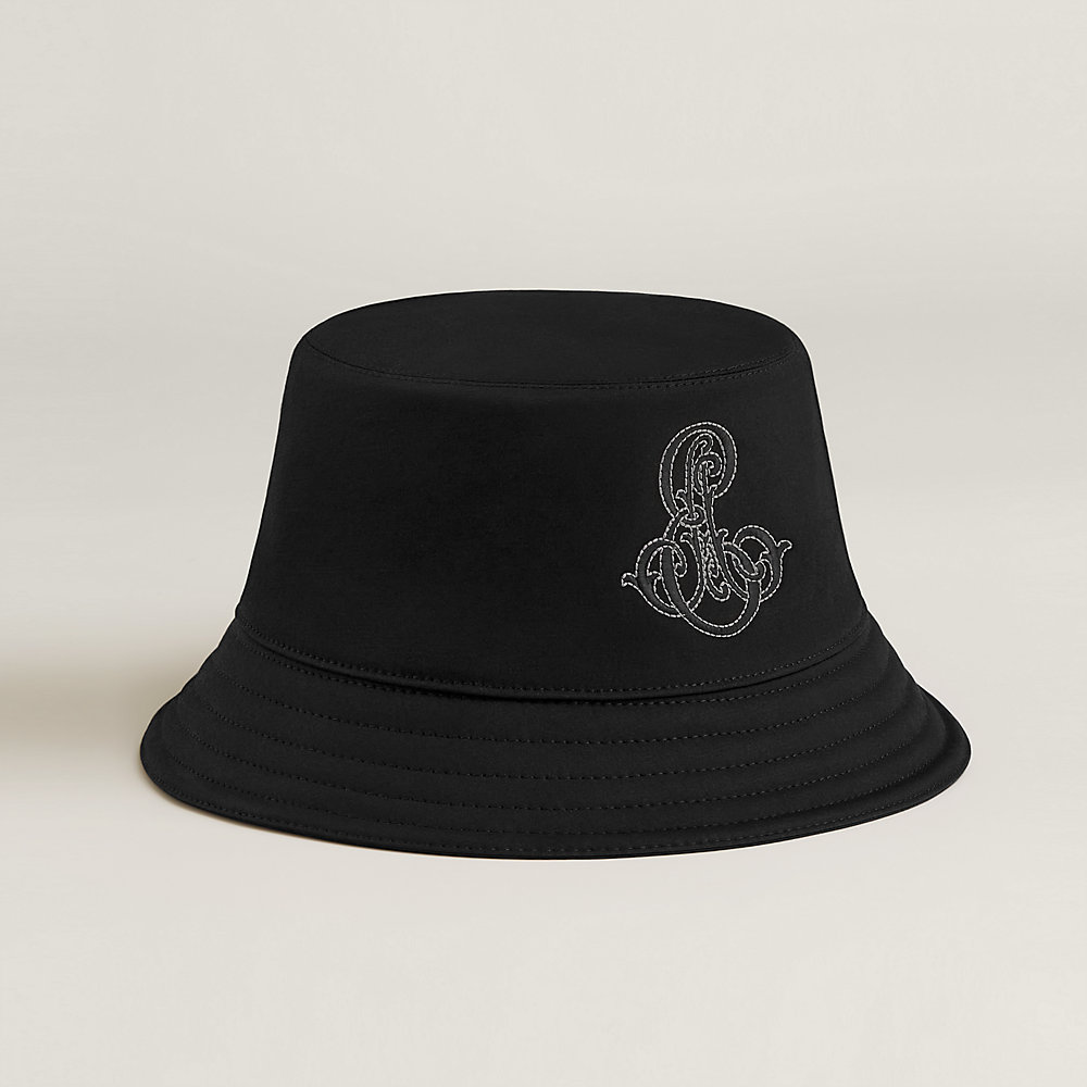 Harper Emile Hermès bucket hat - Black | Hermès Canada
