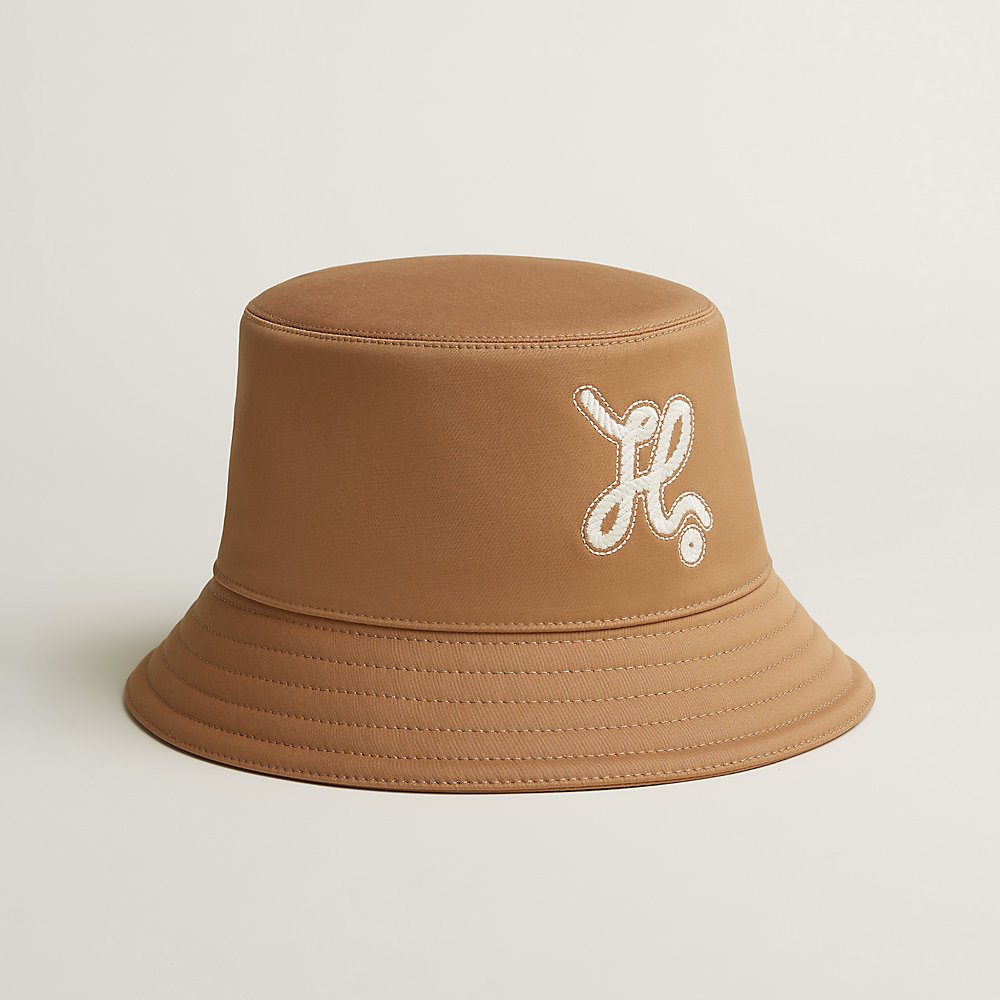 Harper Nautic bucket hat - Beige | Hermès UK