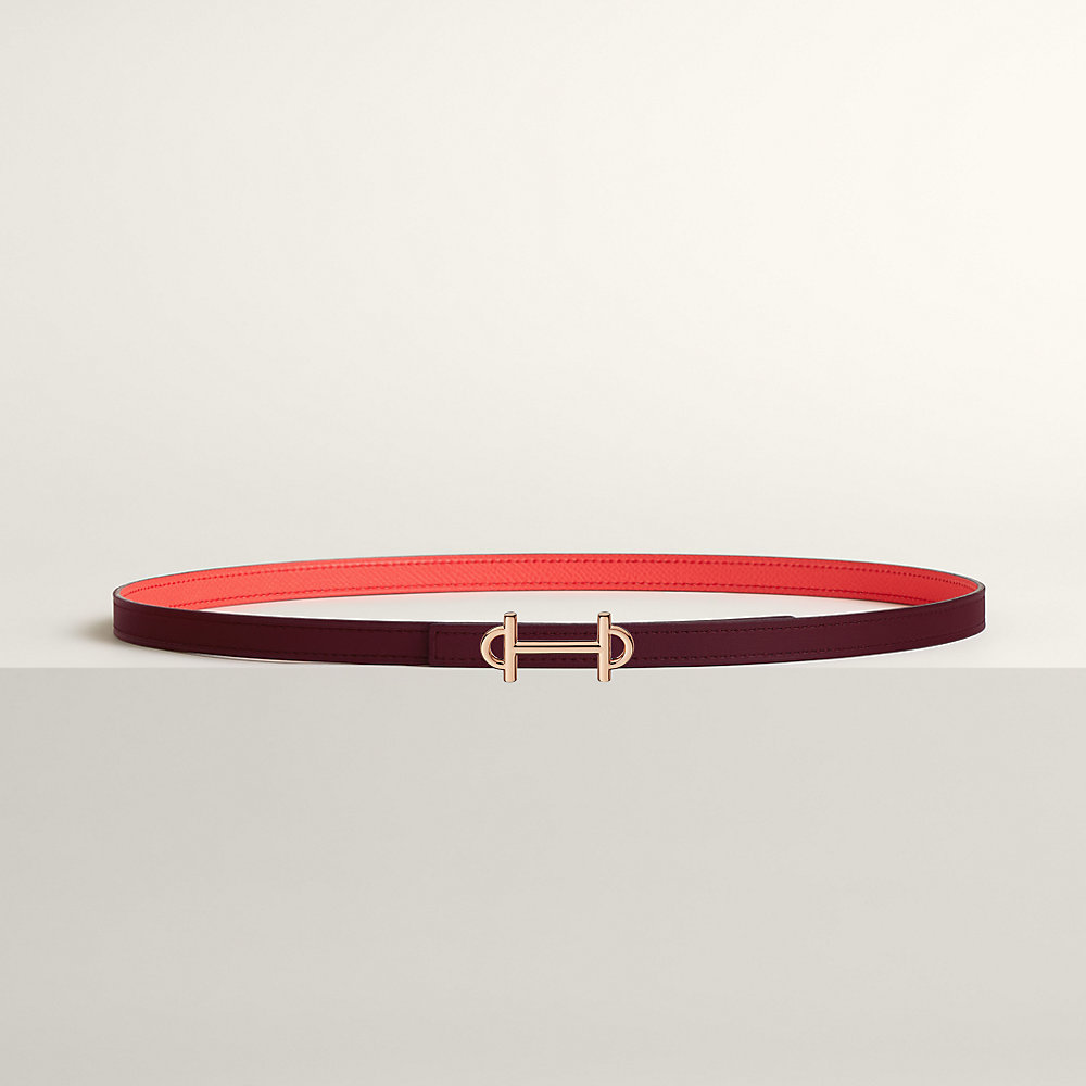 Hebilla de cinturón Gamma & Piel de cinturón reversible 13 mm | Hermès ...