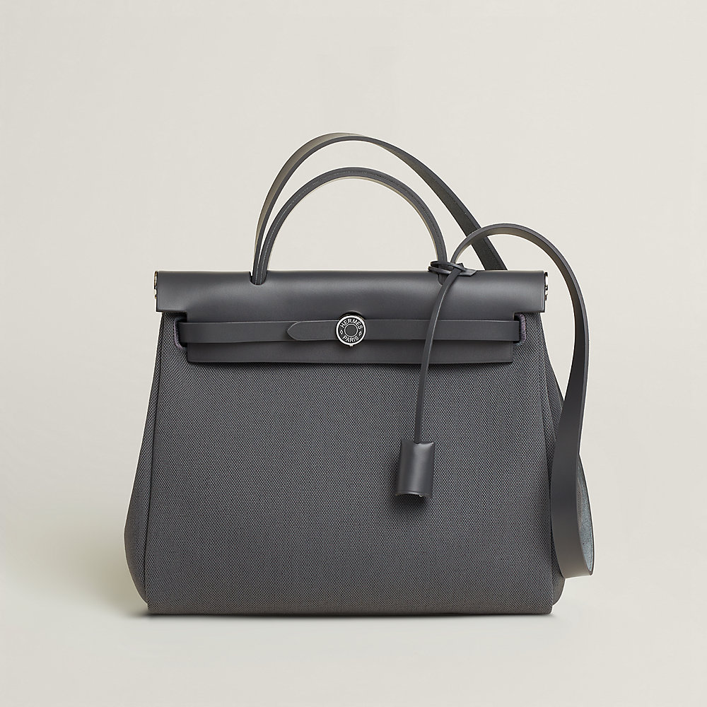 Herbag Zip 31 laque bag - Grey | Hermès UK
