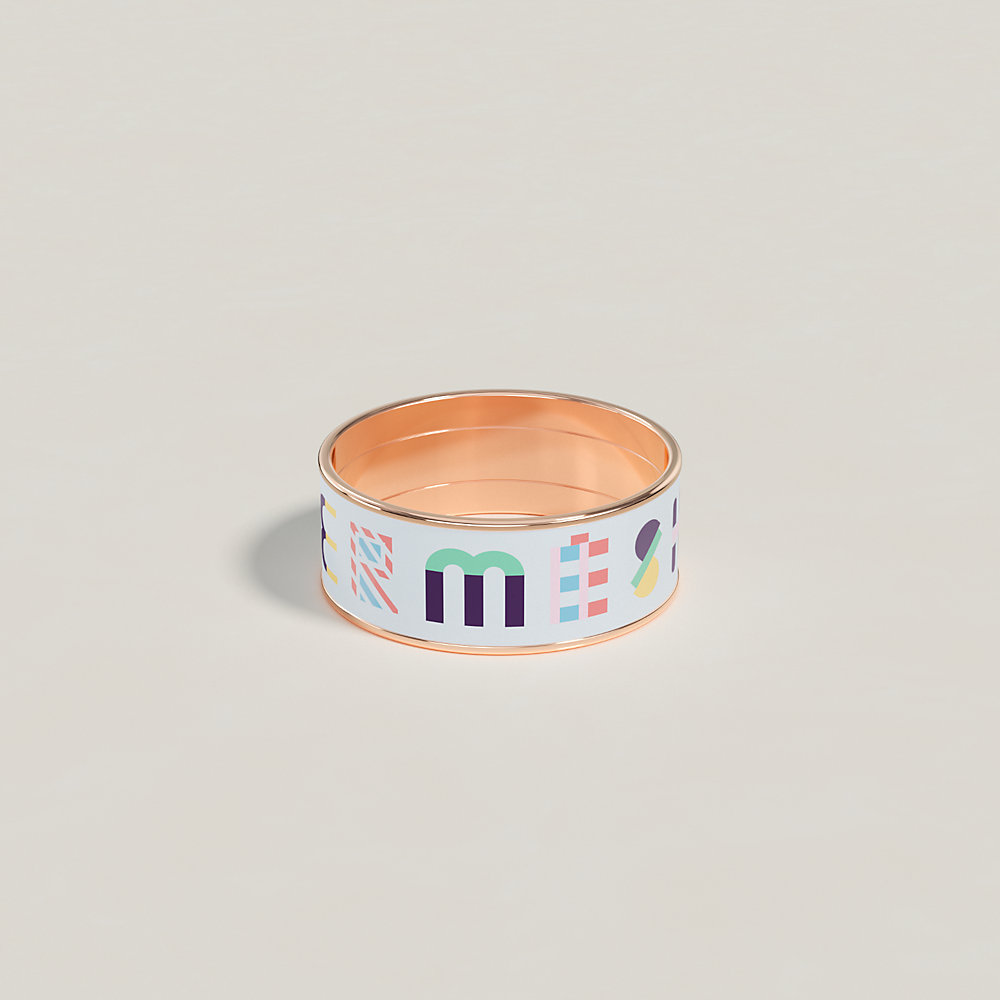 Hermès Bricole ring, medium model - Yellow | Hermès UAE