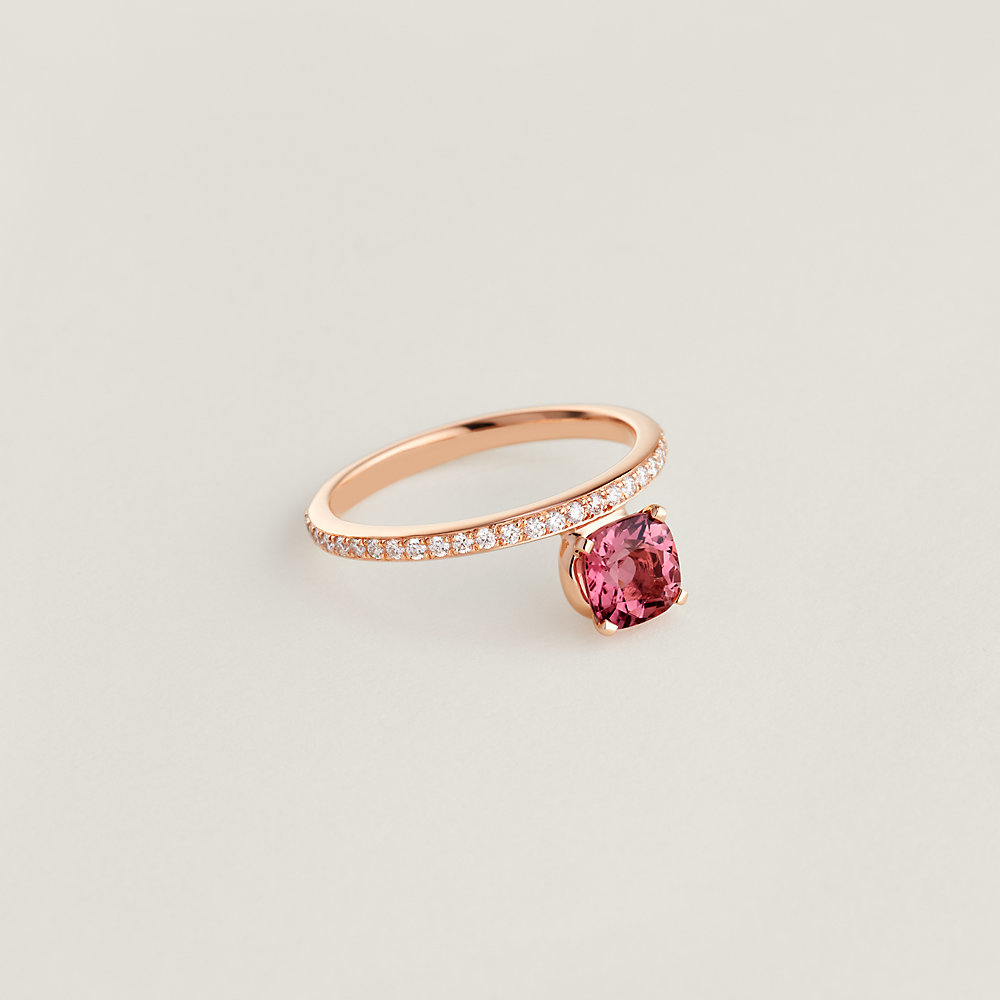 Hermès Grand Jete solitaire engagement ring, medium model | Hermès UK