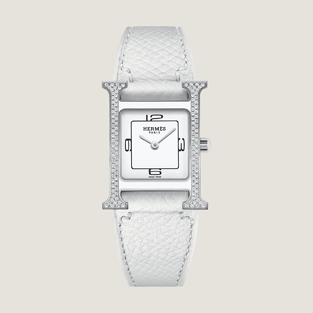 Heure H Double Jeu watch, Small model, 25 mm | Hermès Saudi Arabia