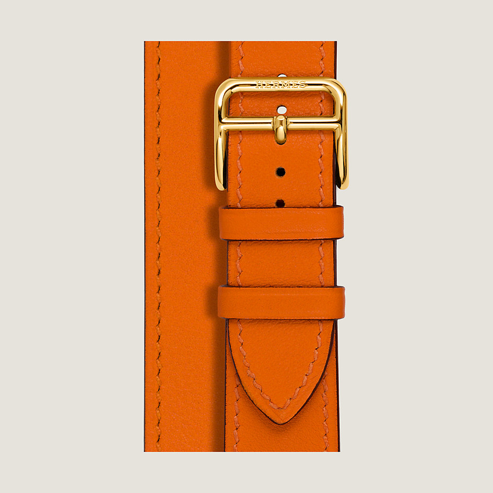 Heure H Medium model 30 mm Double Tour Watch Strap | Hermès Netherlands