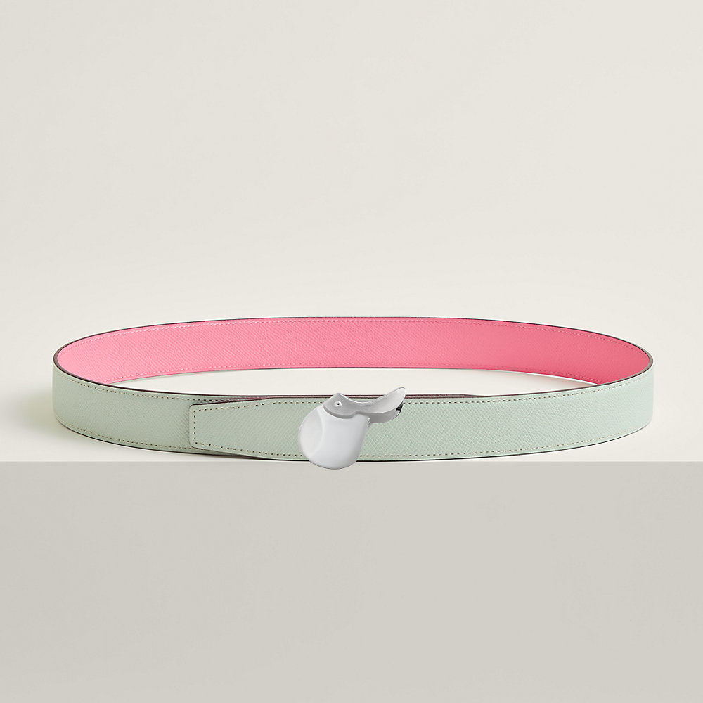 Hippolyte belt buckle & Reversible leather strap 32 mm | Hermès UK