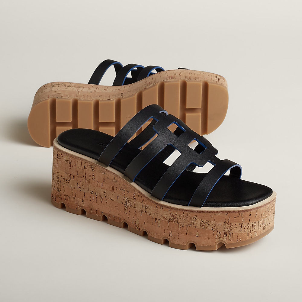 Isabella 30 sandal - Black | Hermès Singapore