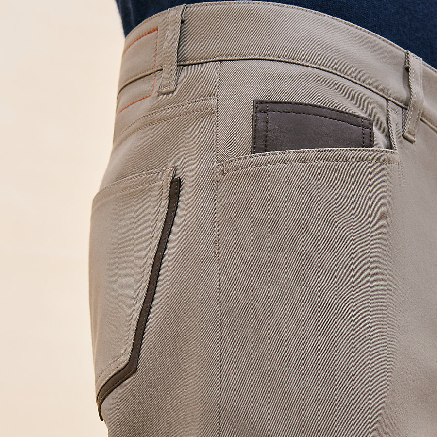 Stencil Fire Jean Pocket