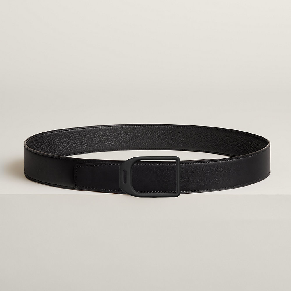 Jockey belt buckle & Reversible leather strap 38 mm | Hermès USA