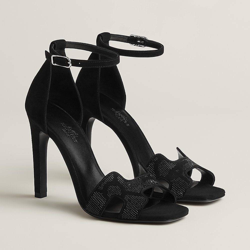 Joy 105 sandal - Black | Hermès Denmark