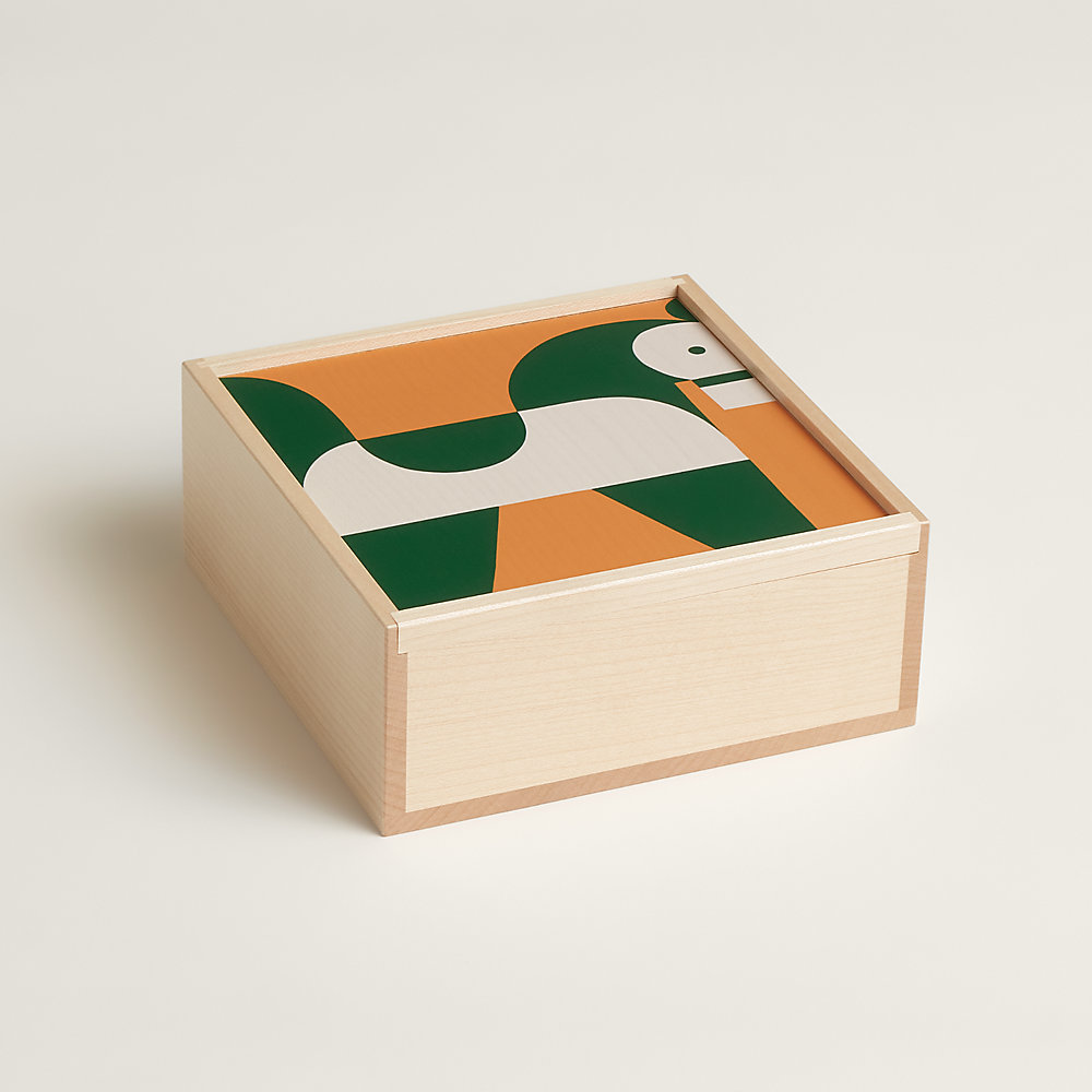Juego de 9 cubos Animaux Blocks | Hermès España