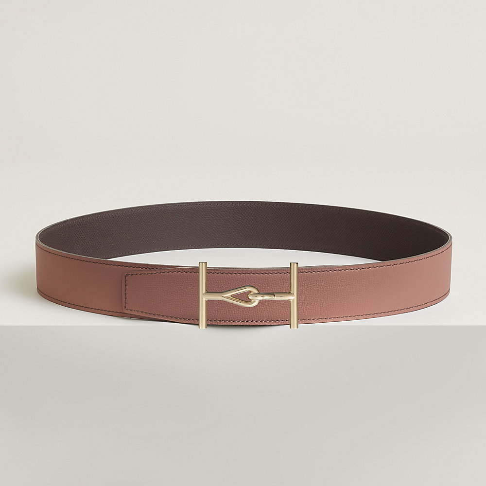 Jumbo belt buckle & Reversible leather strap 38 mm | Hermès USA