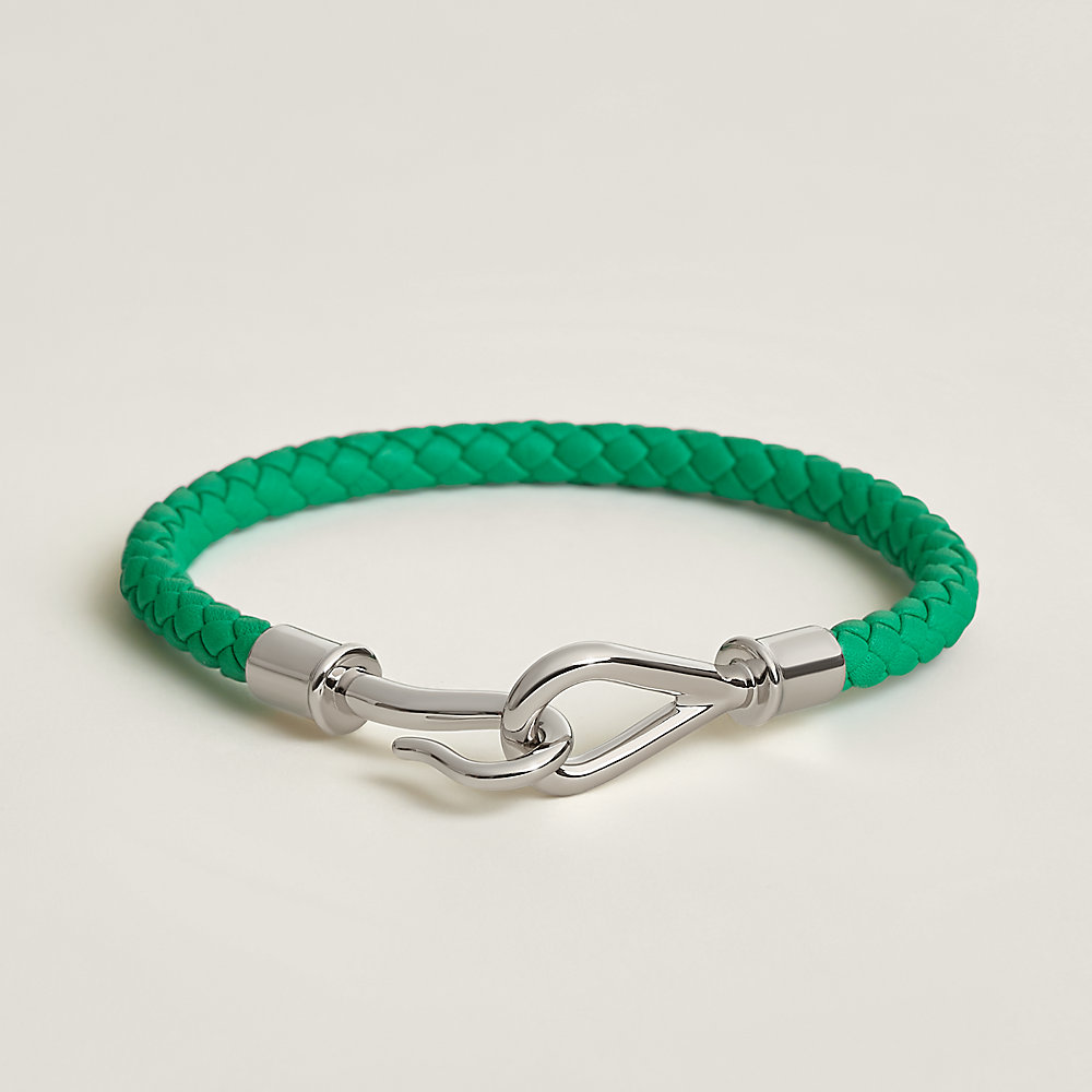 Jumbo H bracelet - Green | Hermès Canada